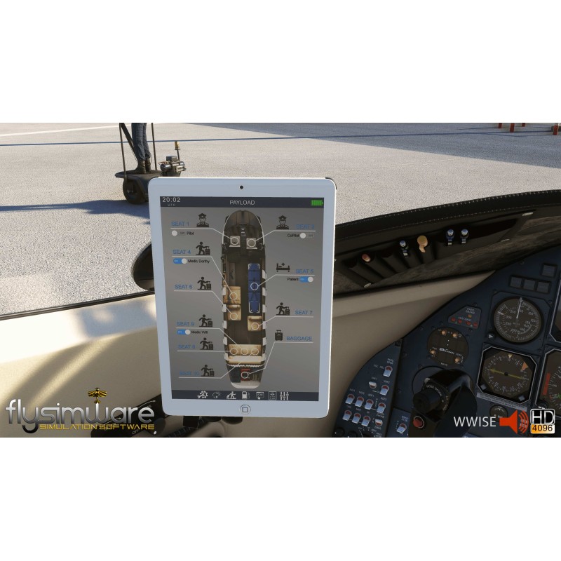 Flysimware Learjet 35A Medevac Expansion pack MSFS2020